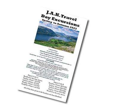 Coach excursions and Day Trips across the UK by J A K Travel